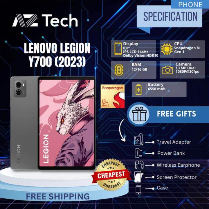 Lenovo Legion Y700 2023 | Y700 Snapdragon & 1 Year Warranty | Lazada