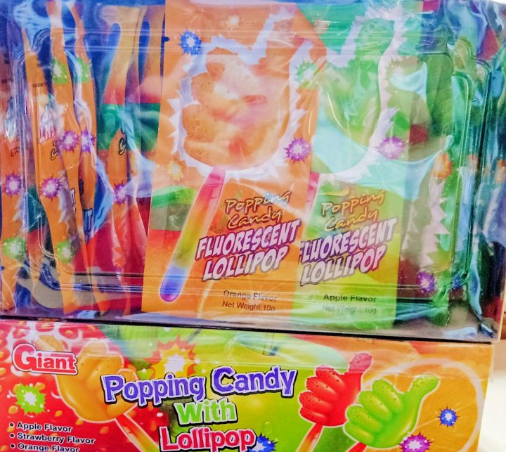 FLORESCENT POPPING LOLLIPOP | 30 PIECES | Lazada PH