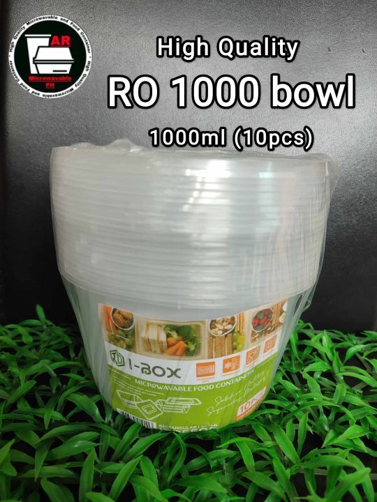 Round 1000 / Microwavable plastic container / Microwavable food ...