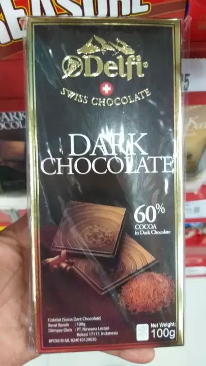 (DELFI SWISS CHOCOLATE) DARK CHOCOLATE (100g.) | Lazada PH