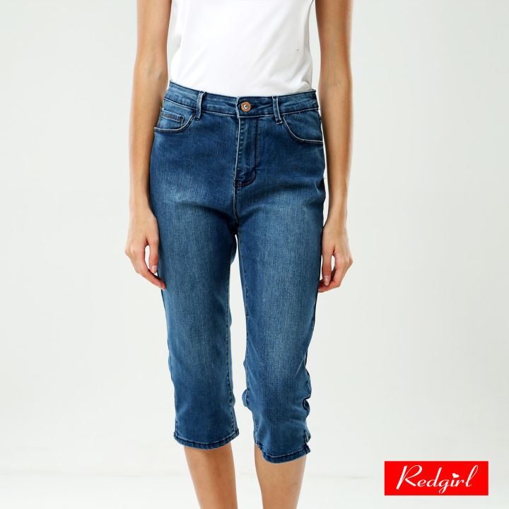 Red Girl Denim Capri Femme RSBB05-0023 | Lazada PH