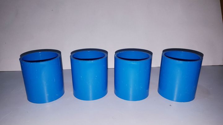 PVC BLUE COUPLING STRAIGHT SIZE VARIATION 1/2" TO 4" 20mm to 110mm ...