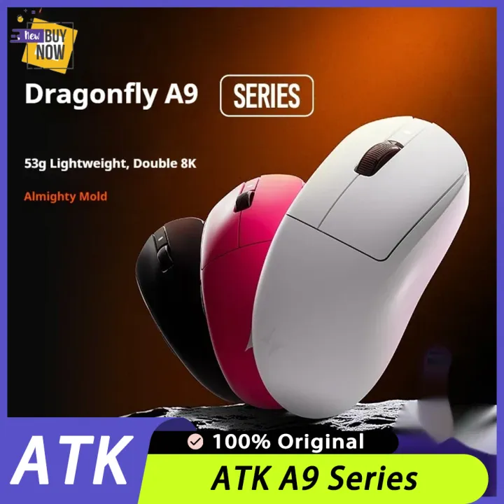 ATK A9 PRO MAX PLUS ULTRA Series Mouse Dual 8K Wireless Mouse Bluetooth ...