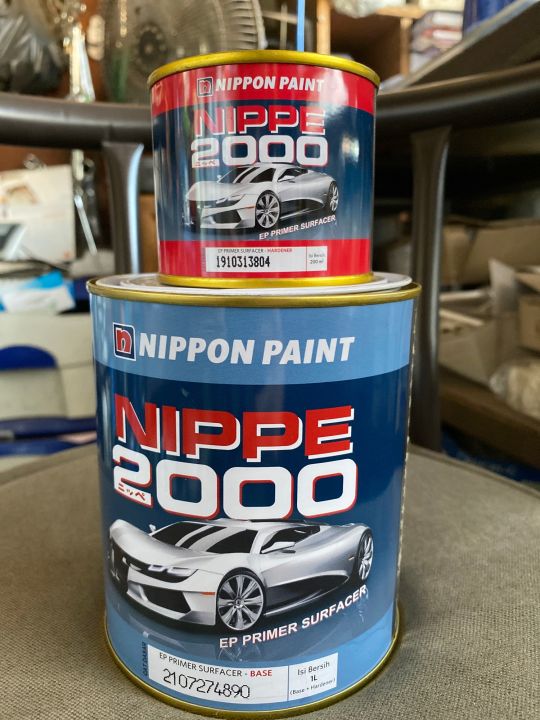 Cat dasar duco nippe 2000 epoxy primer surfacer 1L | Lazada Indonesia