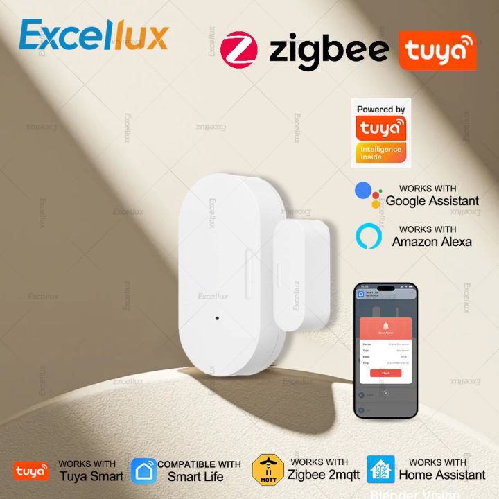 Tuya Zigbee Door Sensor Window Sensor Smart Home Wireless Door Detector Door Open / Closed Alarm ...