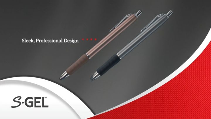 SHARPIE S-Gel Metal Barrel Gel Pen | Matte Black | Medium Point (0.7mm ...