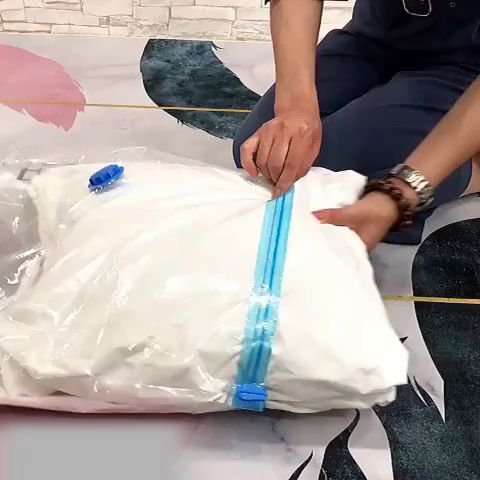 【🎁Free Pump】Vacuum Compression Bag Reusable Vacuum Storage Bag With ...