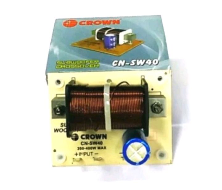 CROWN CN-SW40 SUBWOOFER DIVIDING NETWORK 400W 1-WAY | Lazada PH