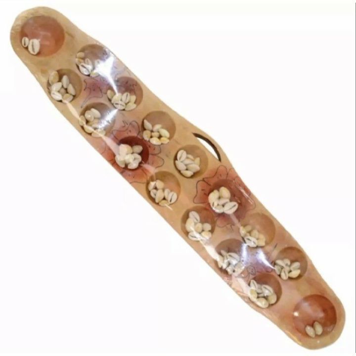 Wooden Sungka | Sungkaan With Free Shells Large | Lazada PH