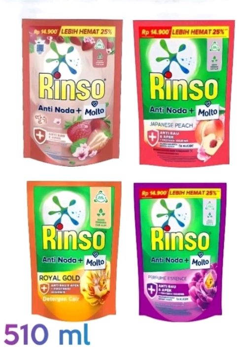 rinso + Molto detergent cair 510 ml | Lazada Indonesia