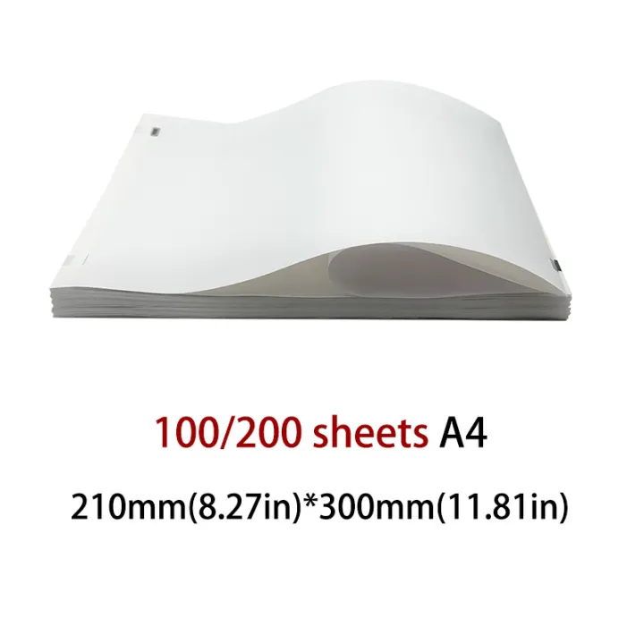 100/200 sheets A4 thermal paper Suitable for portable printers ...