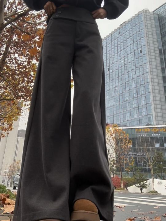 Y6Y | กางเกงลำลองเอวสูงทรงสลิม | Lazada.co.th