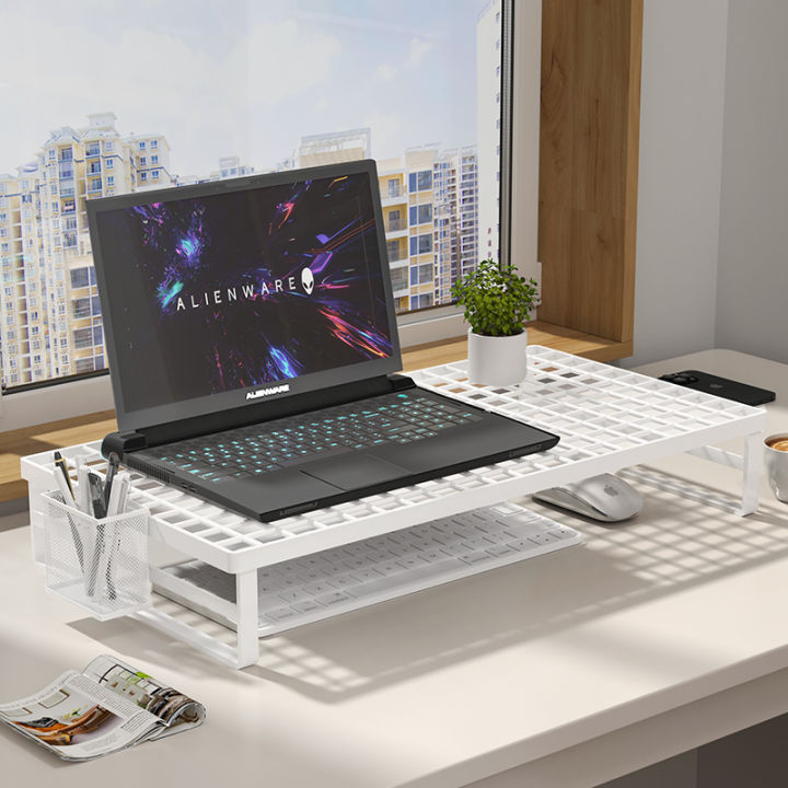 Desktop Computer Monitor Riser Stand Iron Art Game Laptop Suspension ...