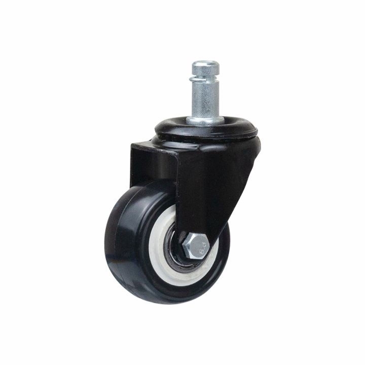 Office Chair Caster Wheels Mute Double Shafts Light Flat Bottom Swivel ...