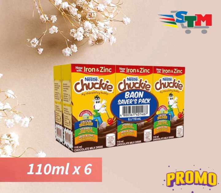 Chuckie chocolate milk drink 110mlx6(savers pack ) | Lazada PH
