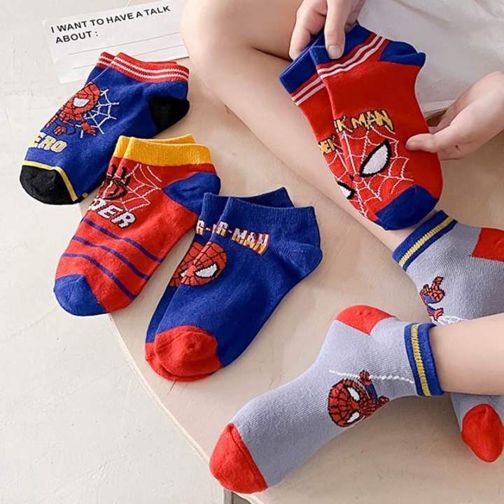 TING SHOP | 5 pairs/set Cute Soft Infant Kids children's Cotton Baby ...