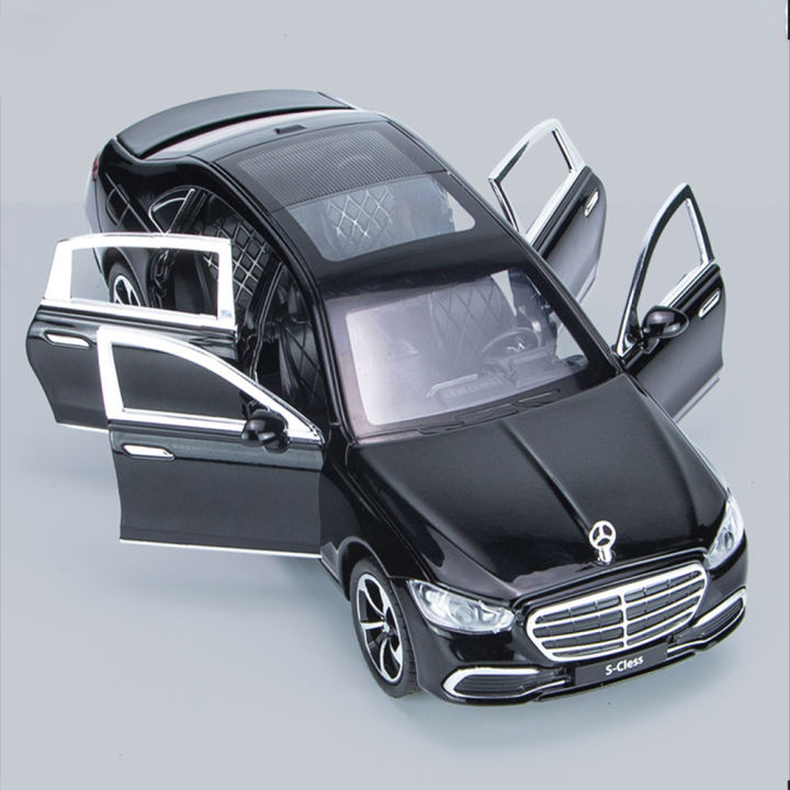 LEO 1:24 Benz S400L S-Class Metal Diecast Alloy Toys Cars Models For Boys Children Kids Vehicles ...