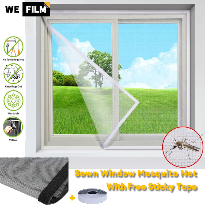 Anti-mosquito Window Screen Self Adhesive Window Mosquito Net Insect ...