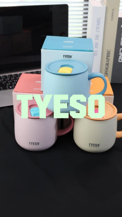 TYESO Original Table Mug 355ml for Hot & Cold Vacuum Insulated Ceramic ...