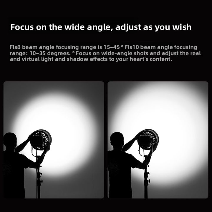 Fresnel Lens for LED Photography Lights with Bowens Mount and Four-Leaf ...