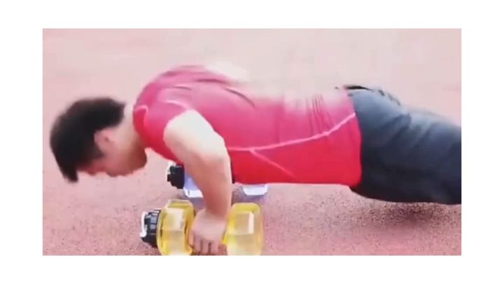 010 Dumbbell water ดัมเบลน้ำบริหารร่างกาย ดัมเบล วัสดุพลาสติกแข็ง ABS ...