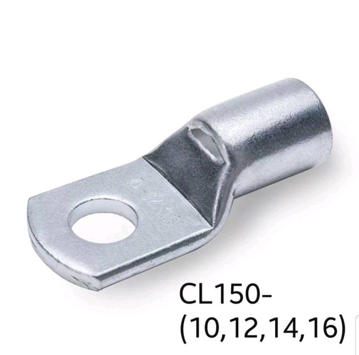 หางปลาทองแดงรุ่นหนา ทรงยุโรป Cable Lugs CL Type รุ่น CL150-(10,12,14,16) T Lug Material:E-Copper ...