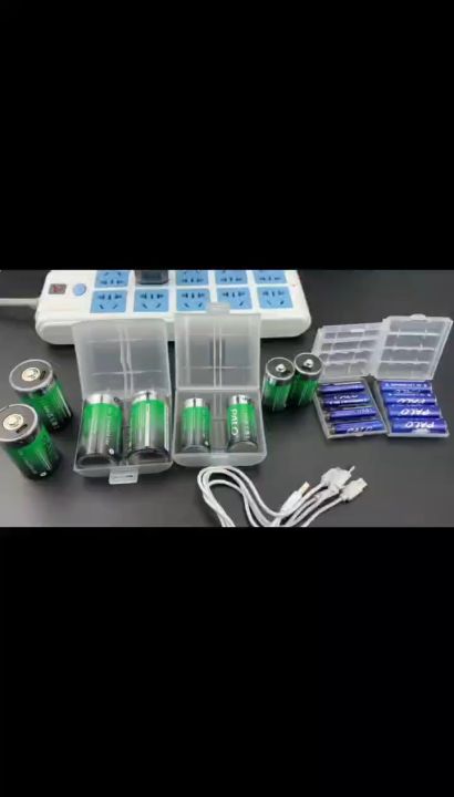 PALO Rechargeable 1.5V Type-C C Size LR14 /D size LR20 6000mWh/15000mwh ... PALO Rechargeable 1.5V Type-C C Size LR14 /D size LR20 6000mWh/15000mwh ...