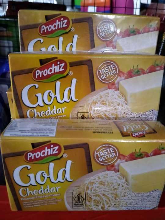 Prochiz Gold cheddar .. keju olahan .. 160 gram | Lazada Indonesia