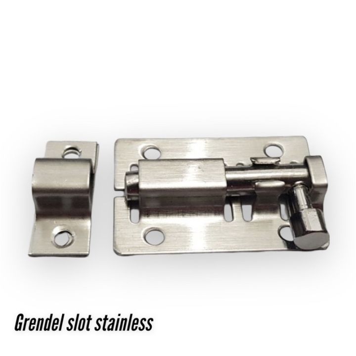 Grendel pintu slot stainless 2inch 3inch | Lazada Indonesia