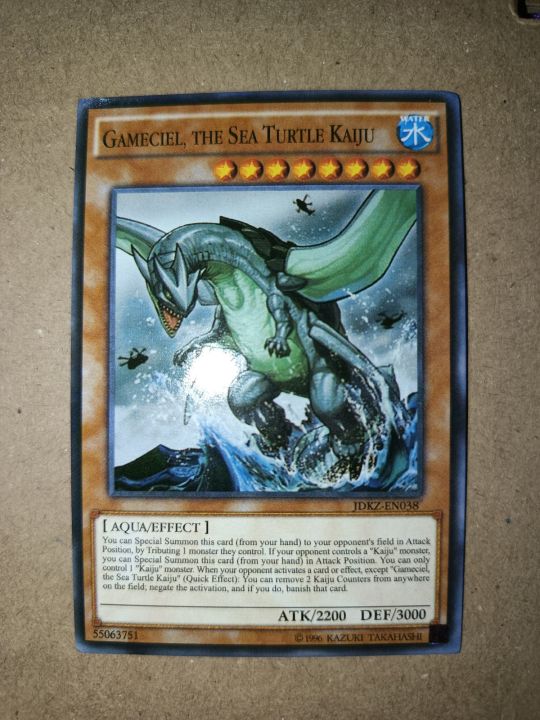 Gameciel, the Turtle Sea Kaiju (Class A) Yu-Gi-Oh! Trading Card Game ...