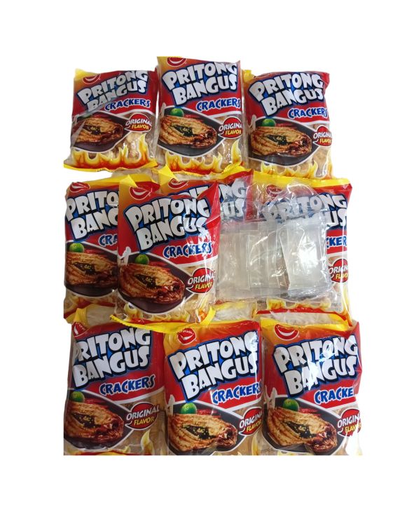 PRITONG BANGUS CRACKERS WITH SUKA 10PCS | Lazada PH