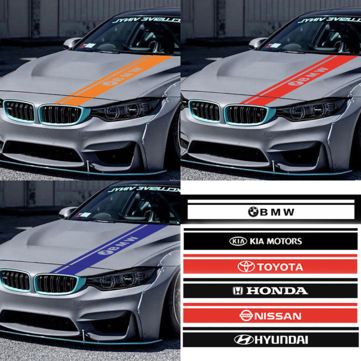 【multi brand】Car hood sticker Car Bonnet scratch cover sticker ...