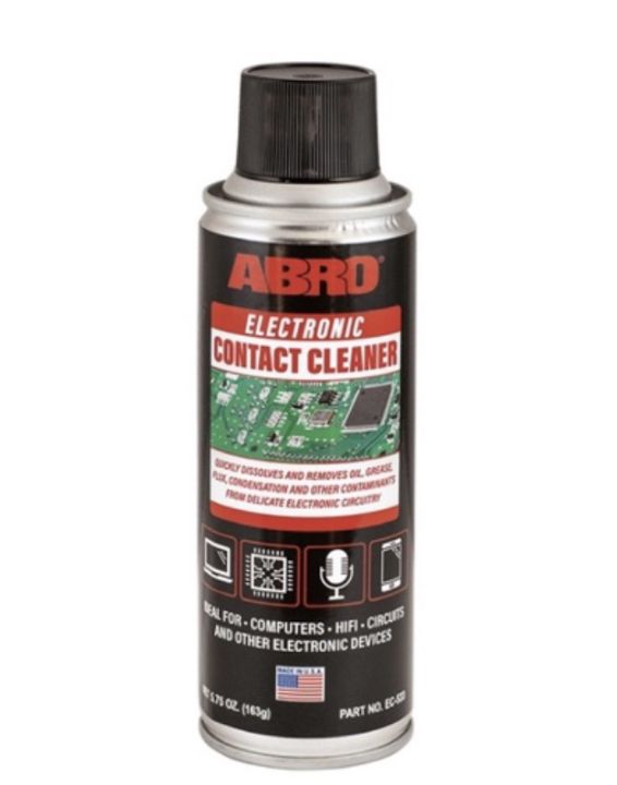 ABRO ELECTRONIC CONTACT CLEANER 163g (EC-533)- MADE IN USA | Lazada