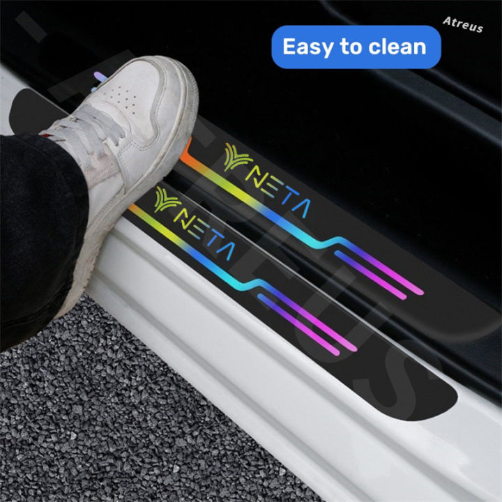 Toyota Yaris Cross Colorful Reflective Laser Car Door Sticker Protector ...