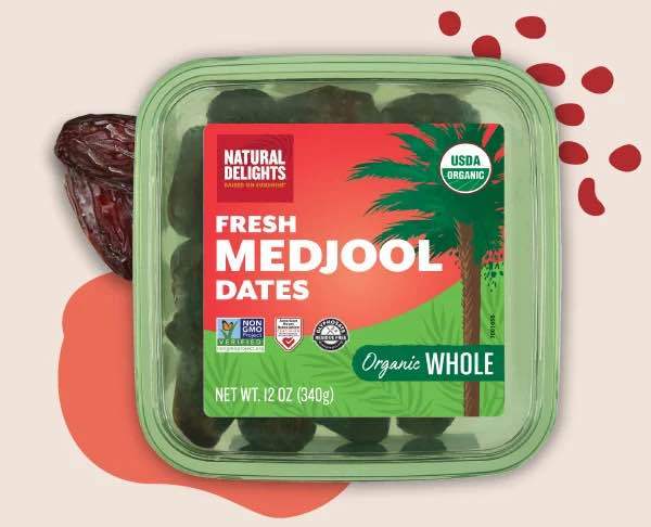 Natural Delights Organic Fresh Medjool Dates 454g (Halal) | Lazada