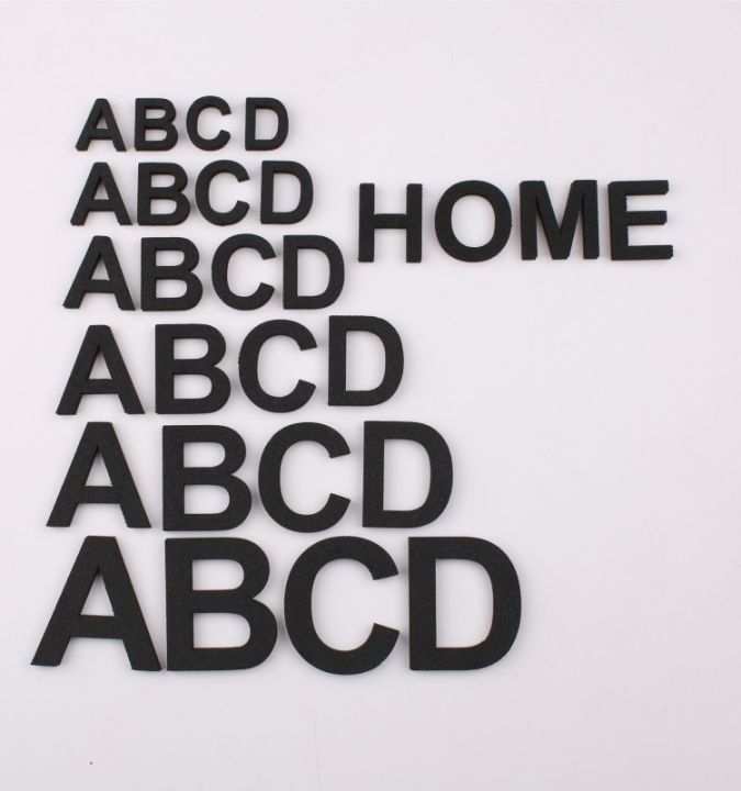 Creative Wall Stickers DIY Free Choice Letters Self Adhesive English ...
