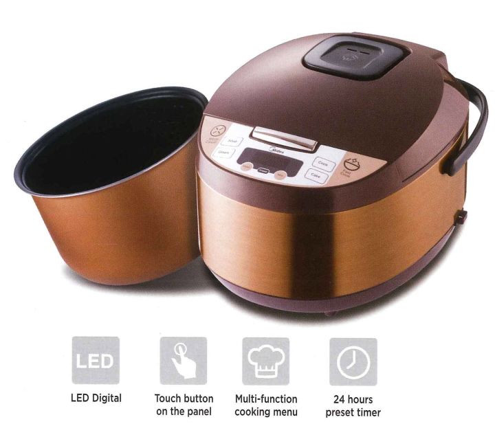 MIDEA 1.8L LED DIGITAL RICE COOKER MD-MB-FS17 | Lazada