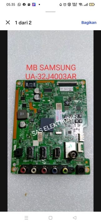 MB MOTHERBOARD MAINBOARD MESIN TV LED SAMSUNG UA-32J4003AR UA32J4003AR ...