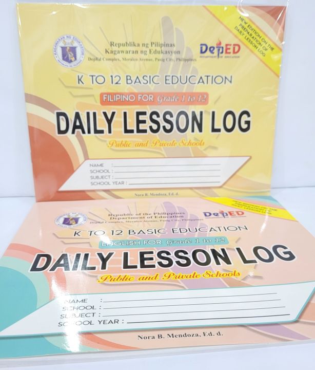 Daily Lesson Log for Public and Private Schools | Lazada PH