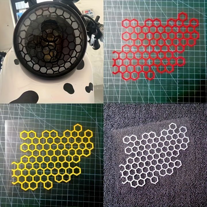 15.4x12.2CM Honeycomb Open Style Car Stickers Electric Motorcycle Cool ...