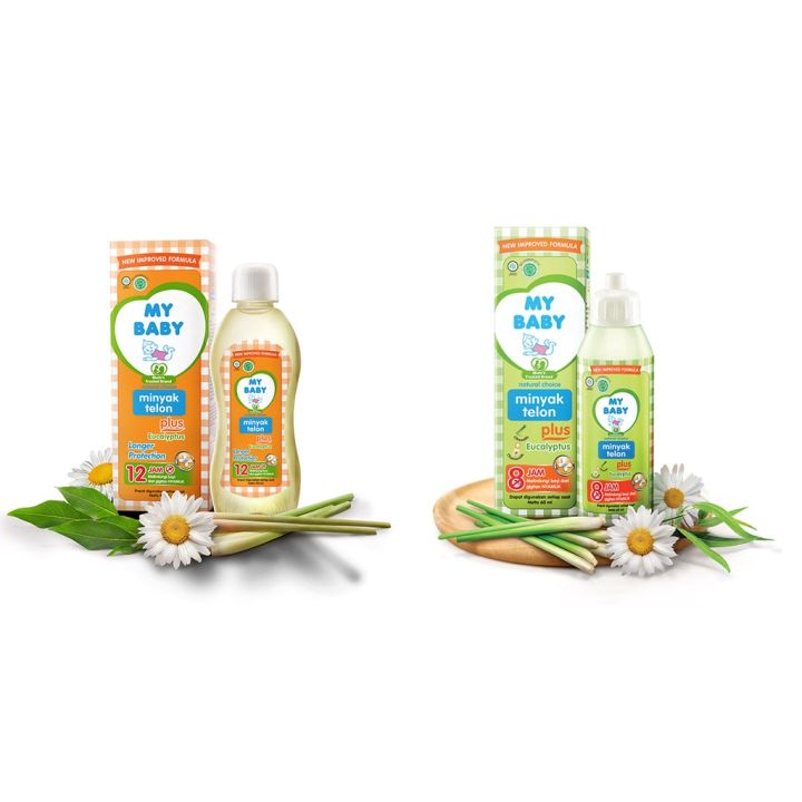 Minyak Telon Plus My Baby Minyak Telon Plus Eucalyptus Lavender Long ...