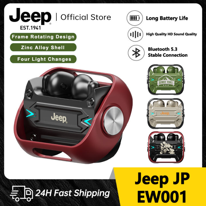 Jeep TWS Wireless Earbuds Bluetooth 5.3 in-Ear Headphones with 500mah ...