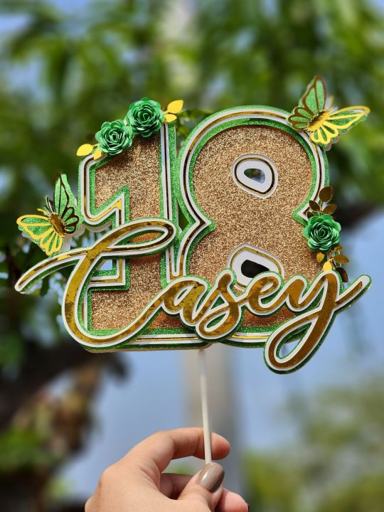 Customized 18th Birthday Cake Topper | Lazada PH
