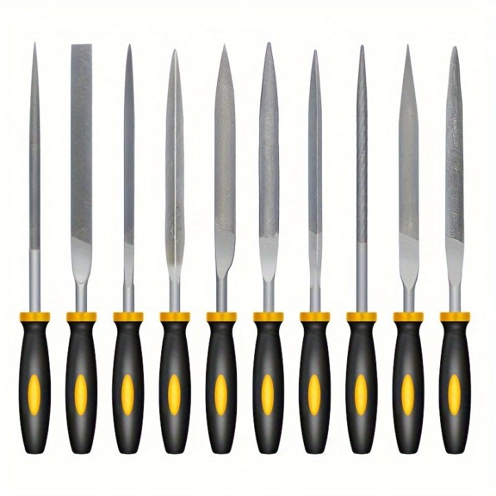 Premium Needle File Set - High-Carbon Steel Files with Non-Slip ...
