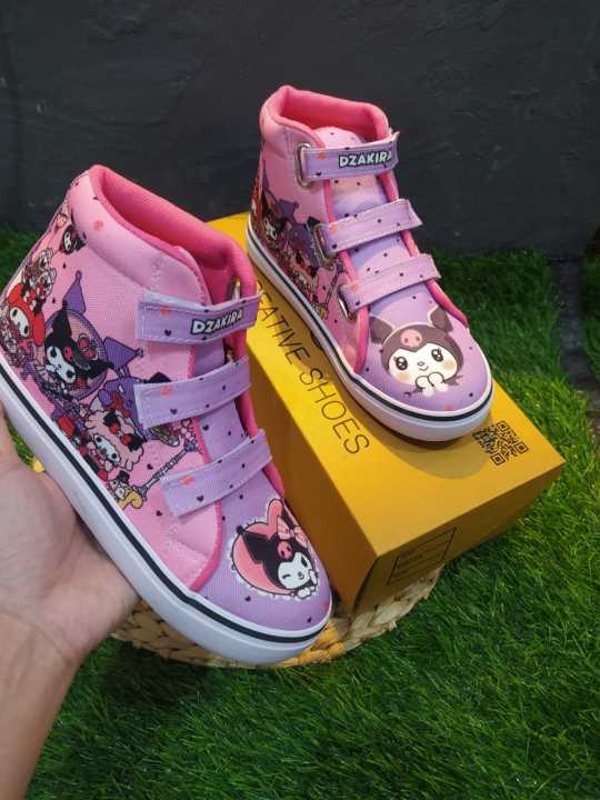 SEPATU ANAK KARAKTER KUROMI FREE CETAK NAMA DAN PHOTO BISA CUSTOM ...