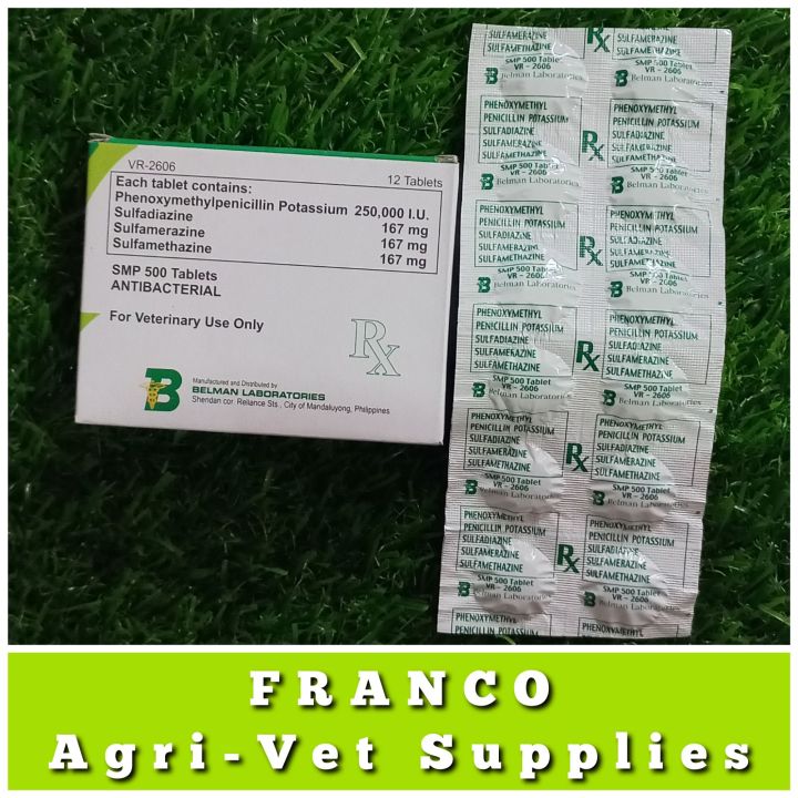 SMP 500 Tablets Antibacterial | Lazada PH