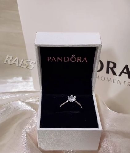 Promise Ring Cubic Zirconia Romantic Ring With Promise Box Wedding ...
