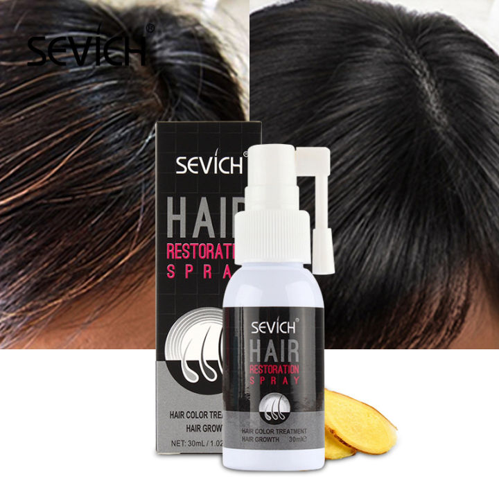 FancyBeauty* Grey Hair Treatment Serum Hair Growth Spray Restoration ...