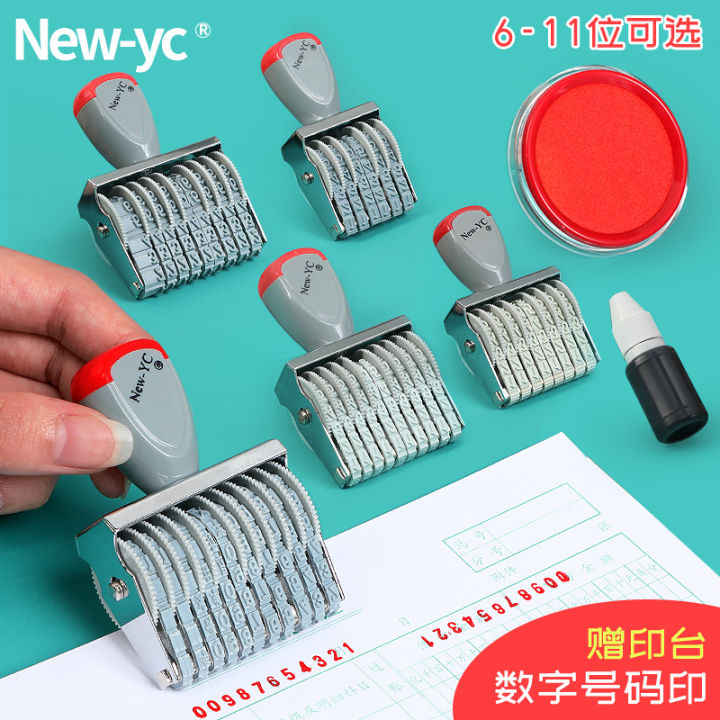 6/8/9/10/11 Digit Seal Date Adjustable Numbering Machine Price Seal ...