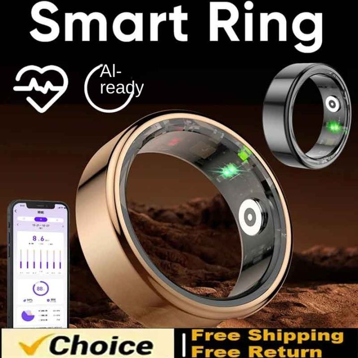 For Xiaomi Smart Ring Men Women Military Grade Titanium Steel Shell ...